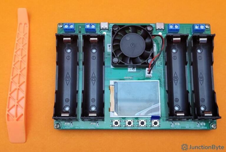 4-Channel 18650 Battery Capacity Tester Review | JunctionByte