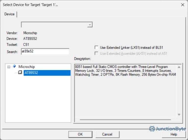 How to Program 8051 Microcontroller in Keil µVision? | JunctionByte