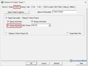 How to Program 8051 Microcontroller in Keil µVision? | JunctionByte