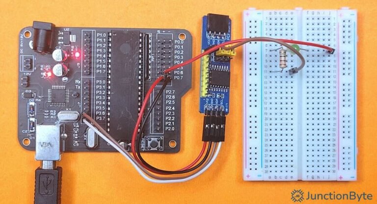 8051 Microcontroller I2C Guide | 8051 I2C Driver & PCF8574 IO Module | JunctionByte