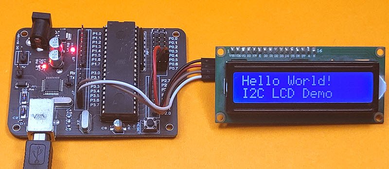How To Interface Pcf8574 I2c Lcd With 8051 Microcontroller Junctionbyte